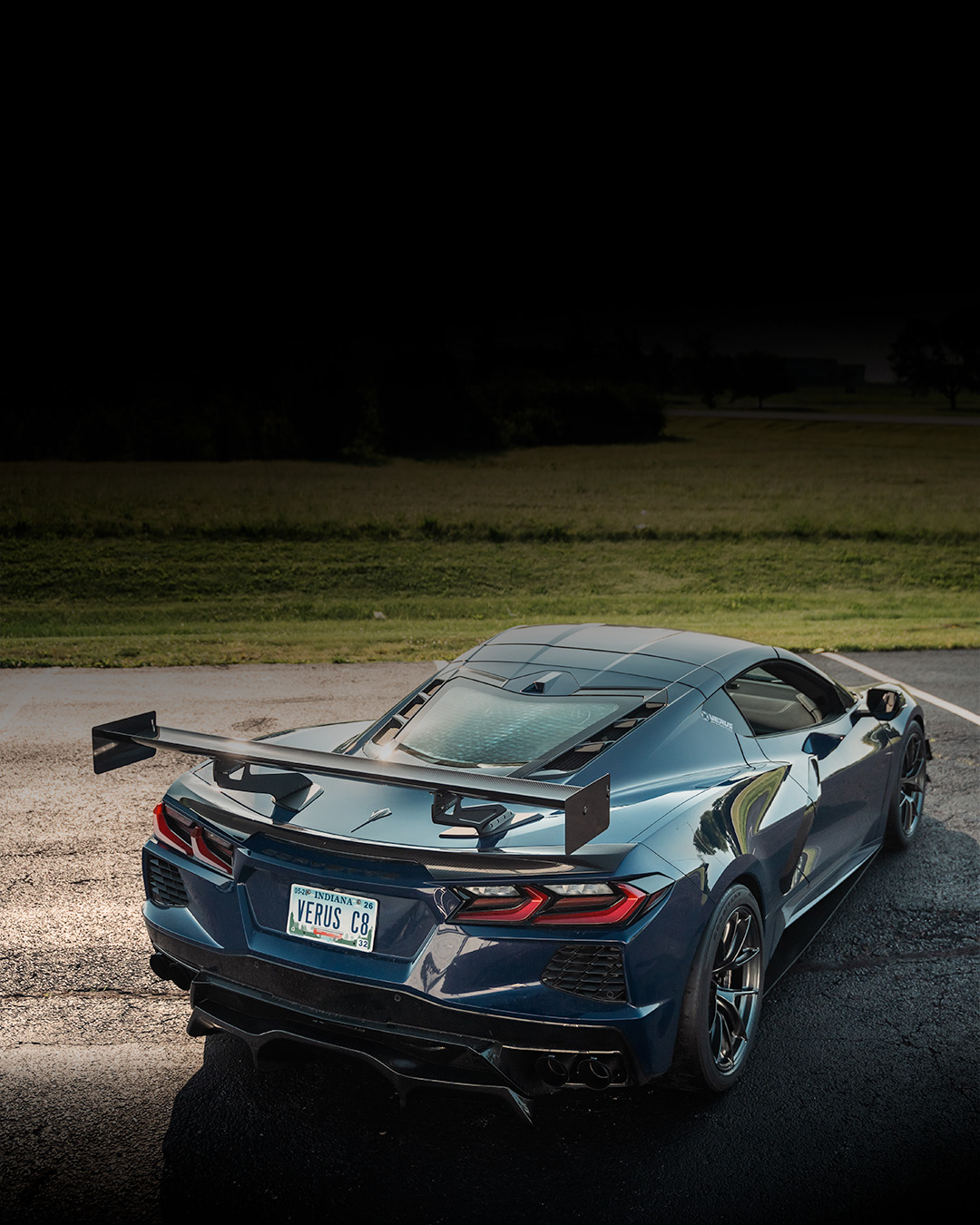 Bottom Mount UCW Rear Wing Kit - Corvette Stingray (C8) | Verus Engineering