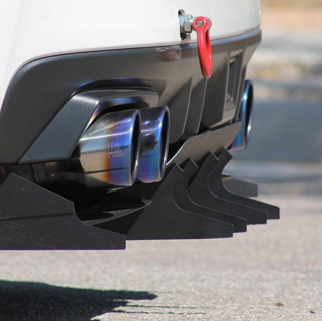 Rear Diffuser, Aggressive Variant - WRX/STI (VA) | Verus Engineering