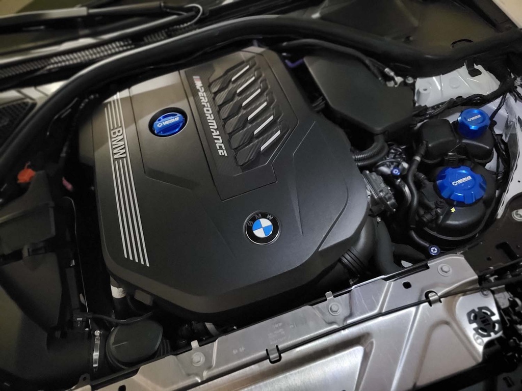 Engine Bay Fluid Cap Kit - BMW (G-Series, B58 Engine) | Verus Engineering