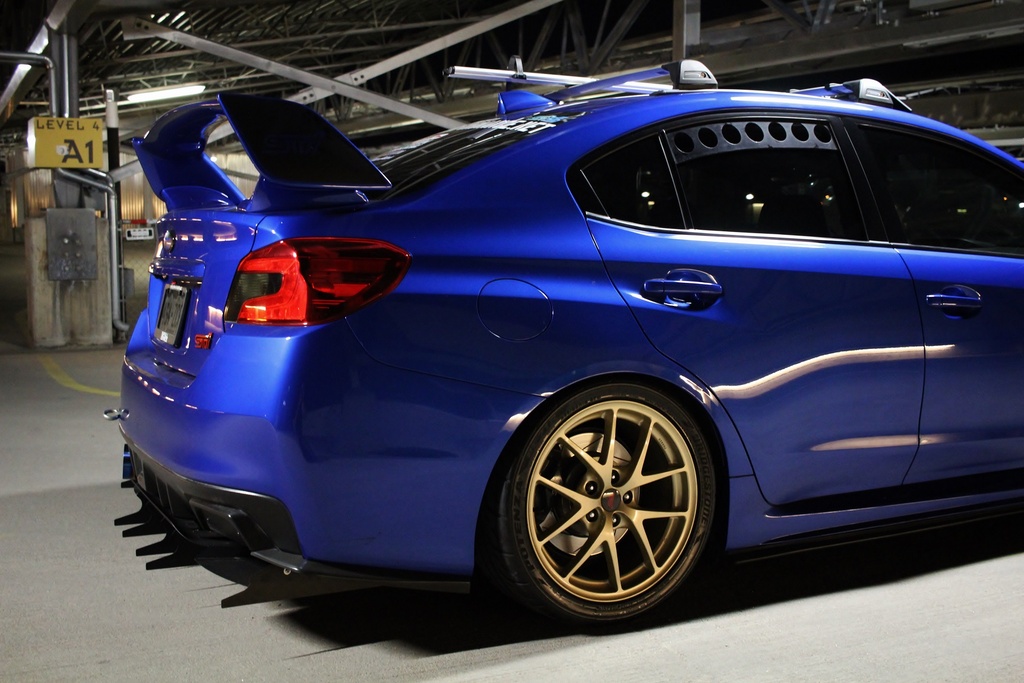 Rear Diffuser, Aggressive Variant - WRX/STI (VA) | Verus Engineering