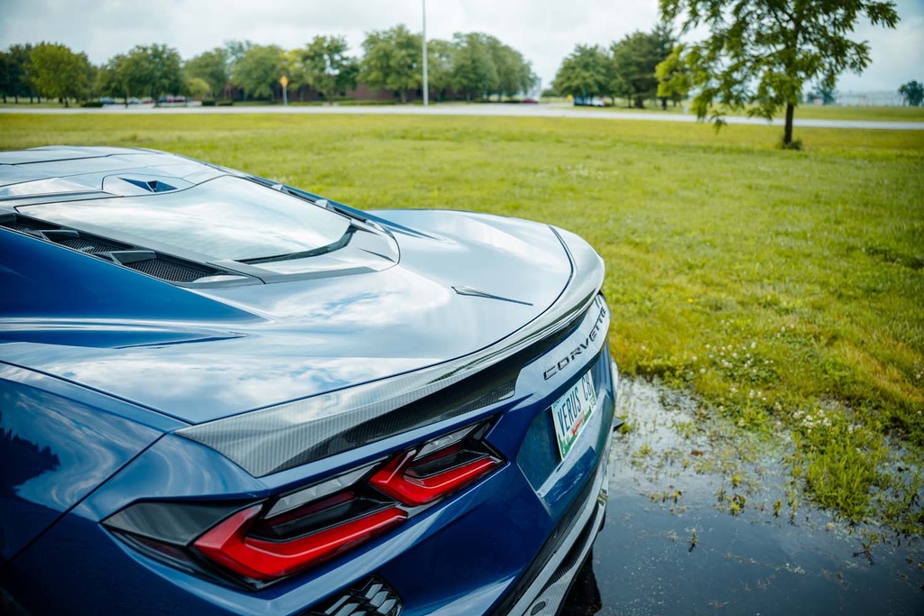 Carbon Ducktail Rear Spoiler - Corvette Stingray (C8) | Verus Engineering