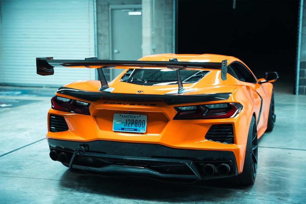 Carbon Ducktail Rear Spoiler - Corvette Stingray (C8) | Verus Engineering