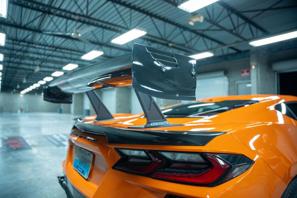 Carbon Ducktail Rear Spoiler - Corvette Stingray (C8) | Verus Engineering